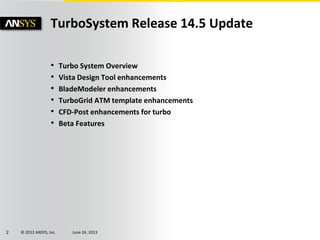 Track 3 1130 ansys turbomachinery cfd system 14.5 update | PDF