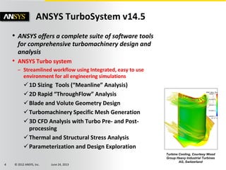 Track 3 1130 ansys turbomachinery cfd system 14.5 update | PDF