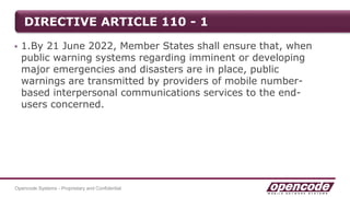 EENA2019: Track3 session2 Mobile public warning project roll-out ...