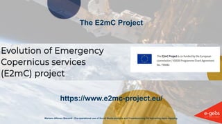 EENA2019: Track3 session3 Social media, machine learning and crowdsourcing for rapid mapping ...