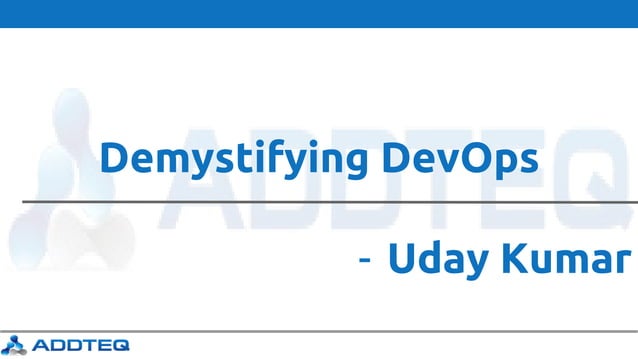 Demystifying Devops - Uday kumar | PDF | Cloud Computing | Internet