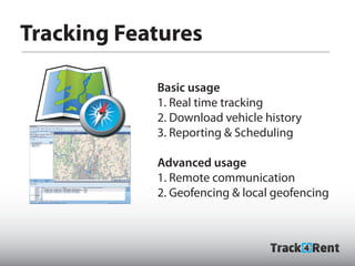 Track4Rent - Online GPS vehicle tracking rental | PDF