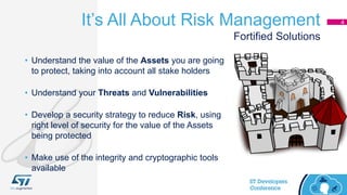 Track 5 session 2 - st dev con 2016 - security iot best practices | PPT