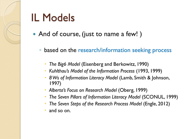 Chang et al- A comprehensive model of information literacy | PDF ...