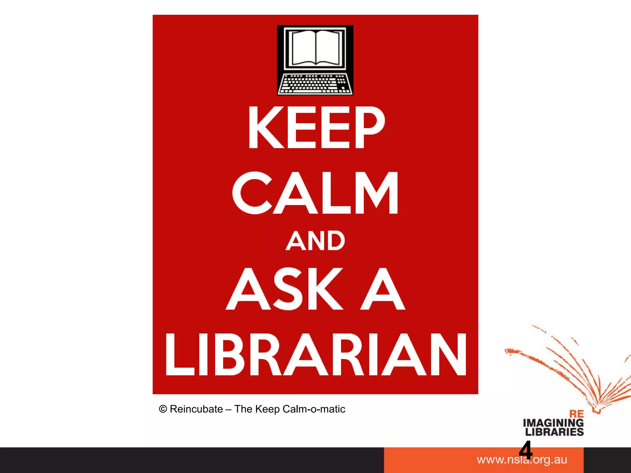 Weir- Reference services in NSLA Libraries: we'll come to you