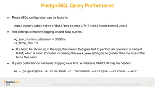 PuppetConf 2016: An Introduction to Measuring and Tuning PE Performance ...