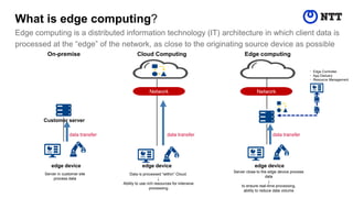 Edge Computing: NTT Offerings in Japan and Use Cases by Katsuhiro Ohki ...
