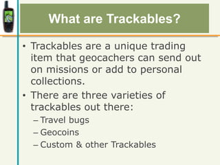 Trackables | PPTX | Internet | Computing