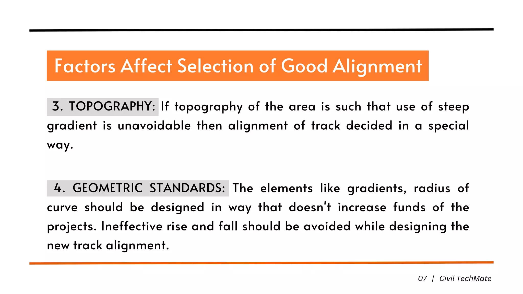 Track Alignment of Railway Line | Civil TechMate | PDF