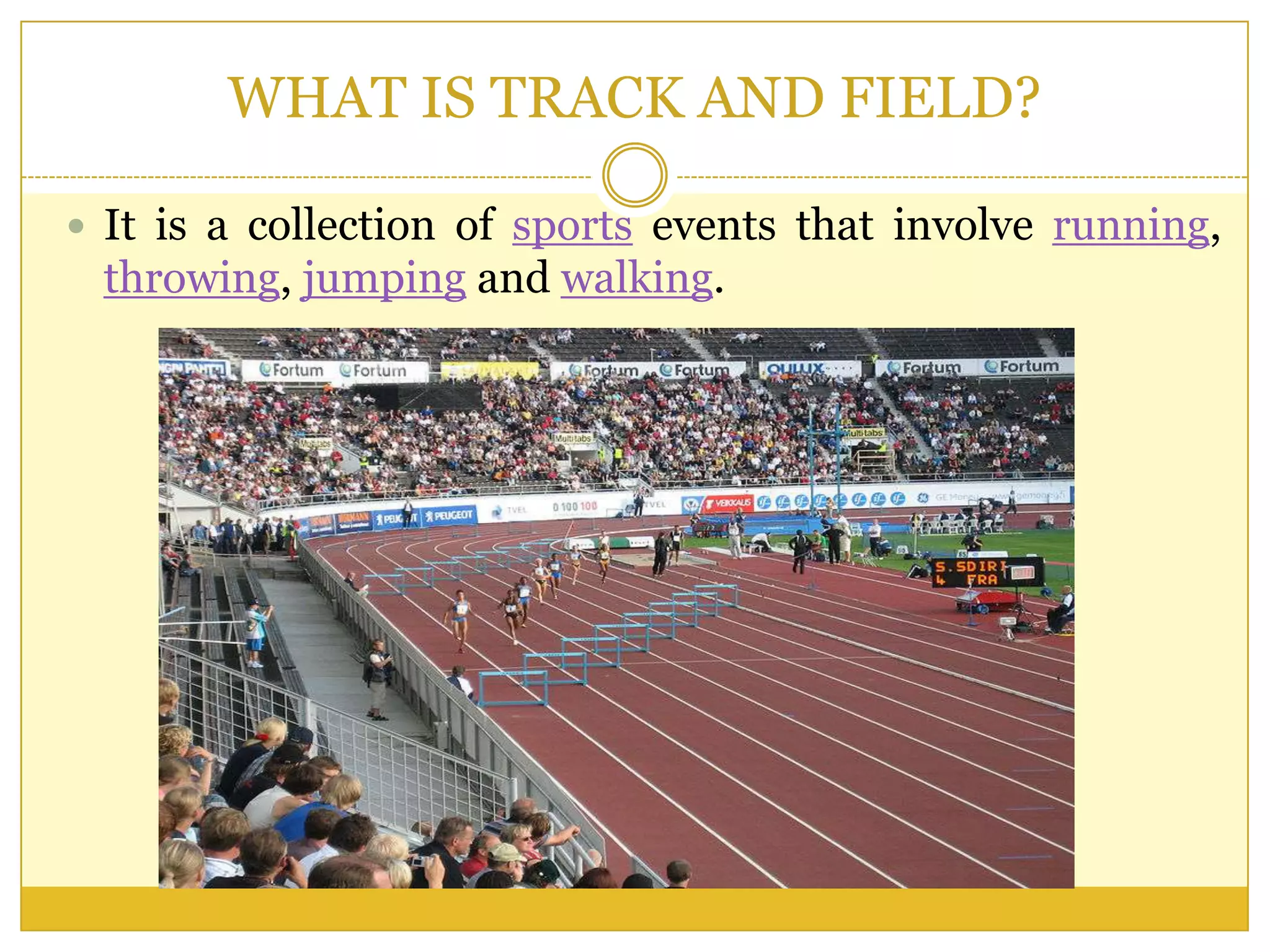 Track and field | PPTX