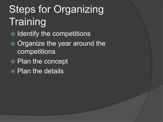 Strength Training Program Design for Track and Field | PPT