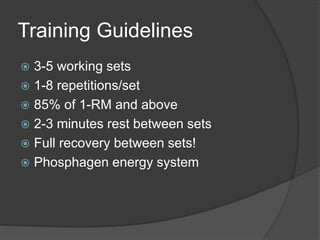 Strength Training Program Design for Track and Field | PPT