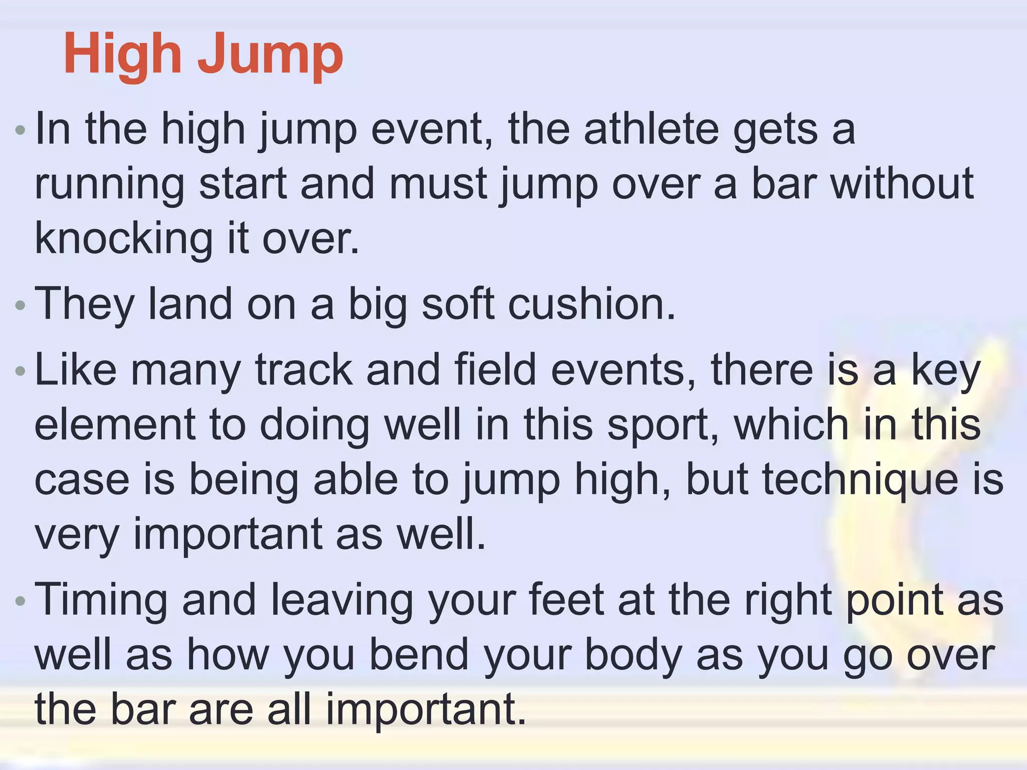 Track and Field Events | PPTX