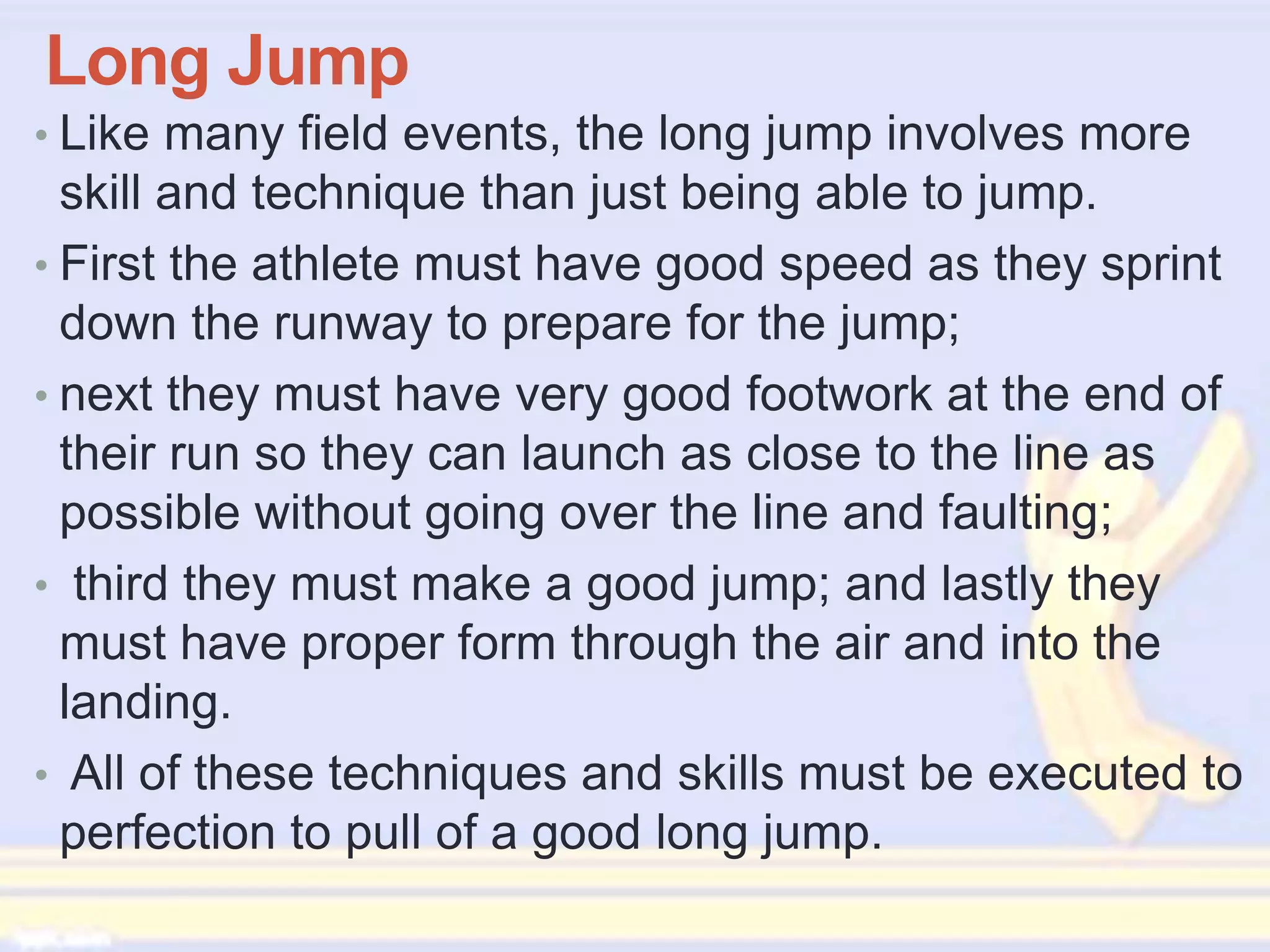 Track and Field Events | PPTX