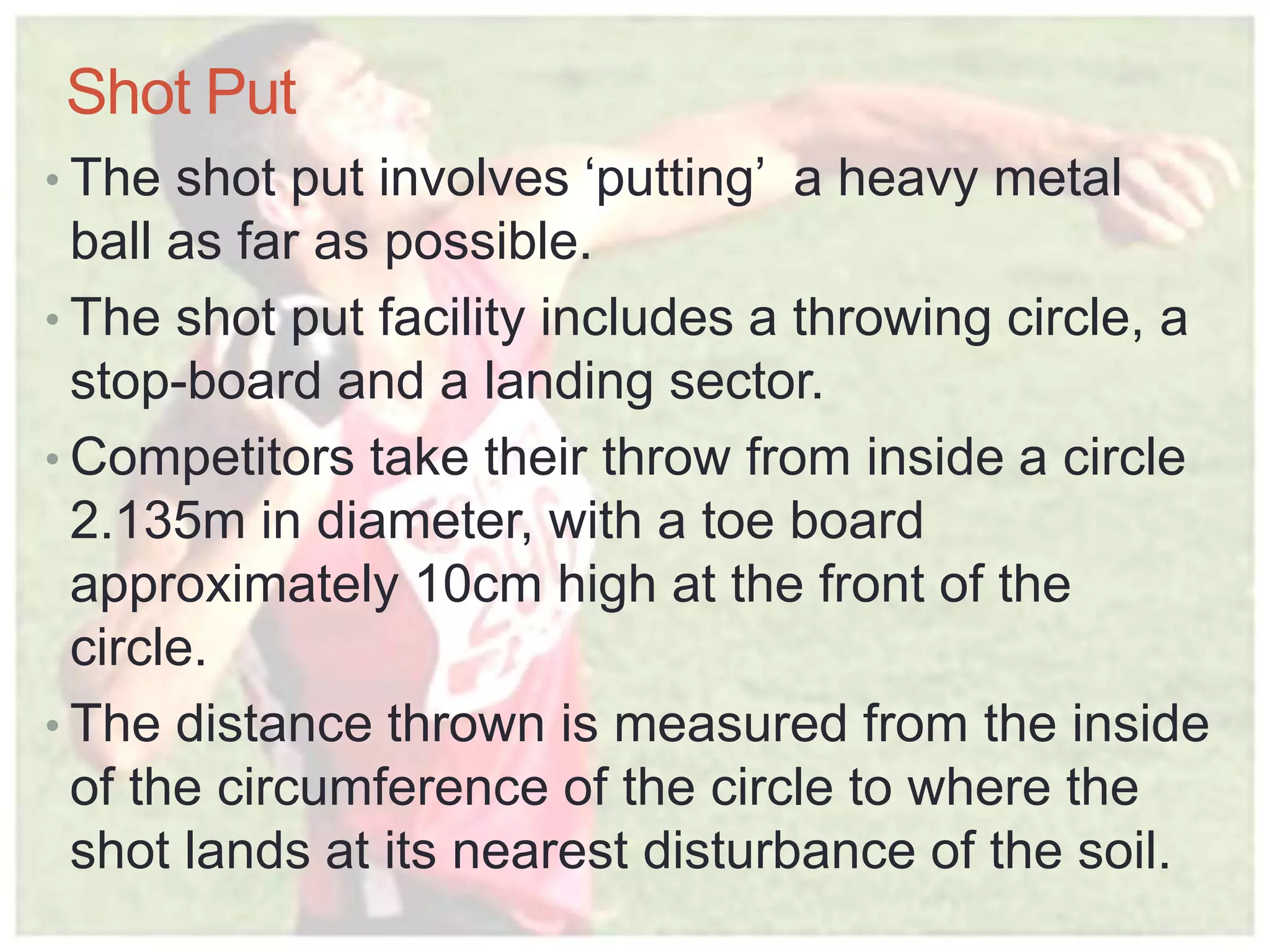 Track and Field Events | PPTX