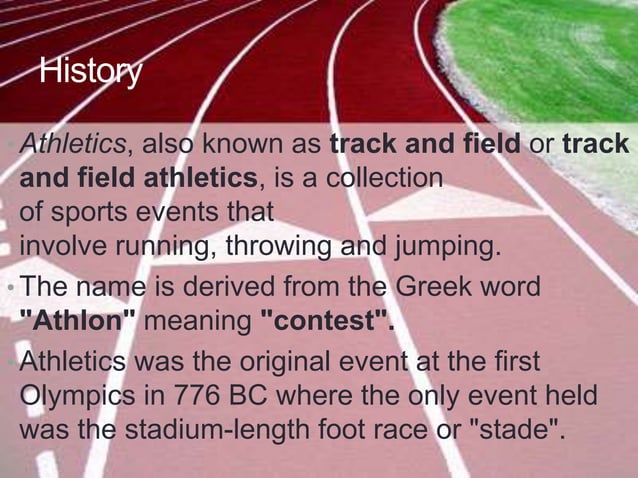 Track and Field Events | PPTX