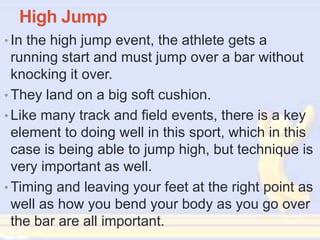 Track and Field Events | PPTX