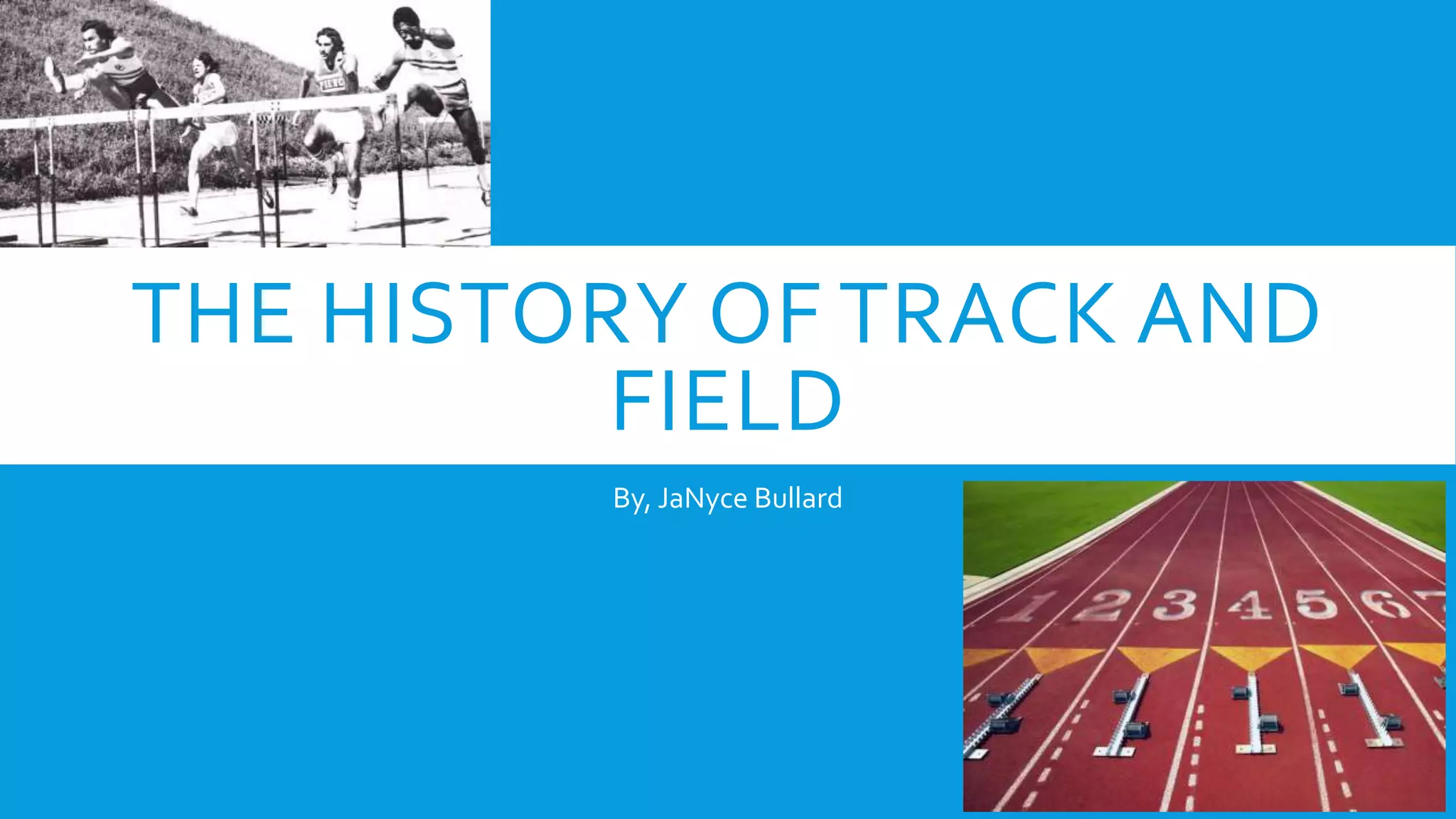 Track and field history | PPTX