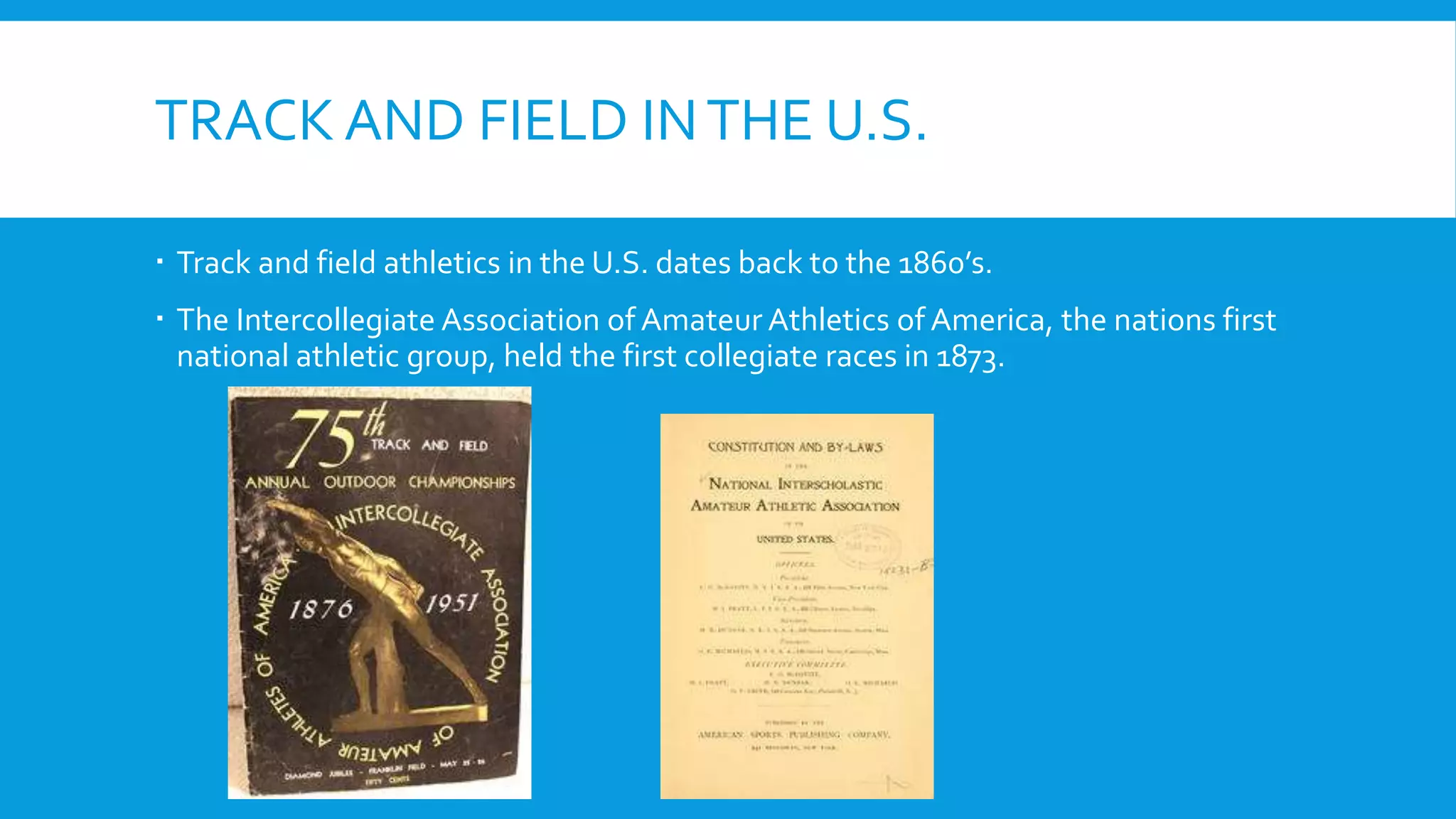 Track and field history | PPTX