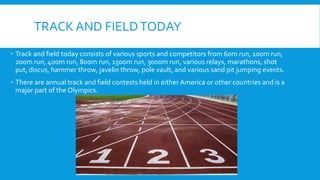 Track and field history | PPTX