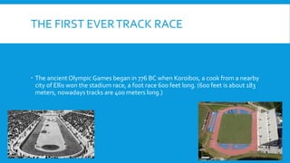 Track and field history | PPTX