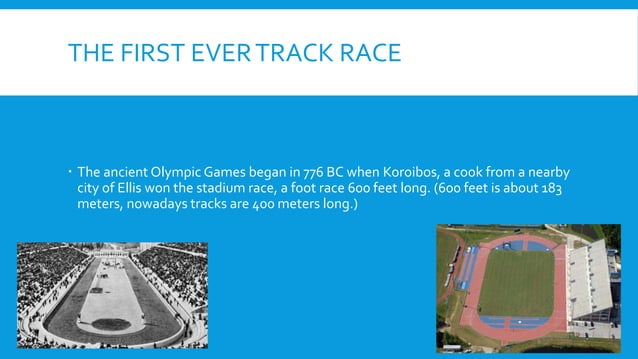 Track and field history | PPTX | Summer Olympic Sports | Olympic Sports