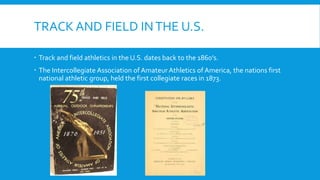 Track and field history | PPTX