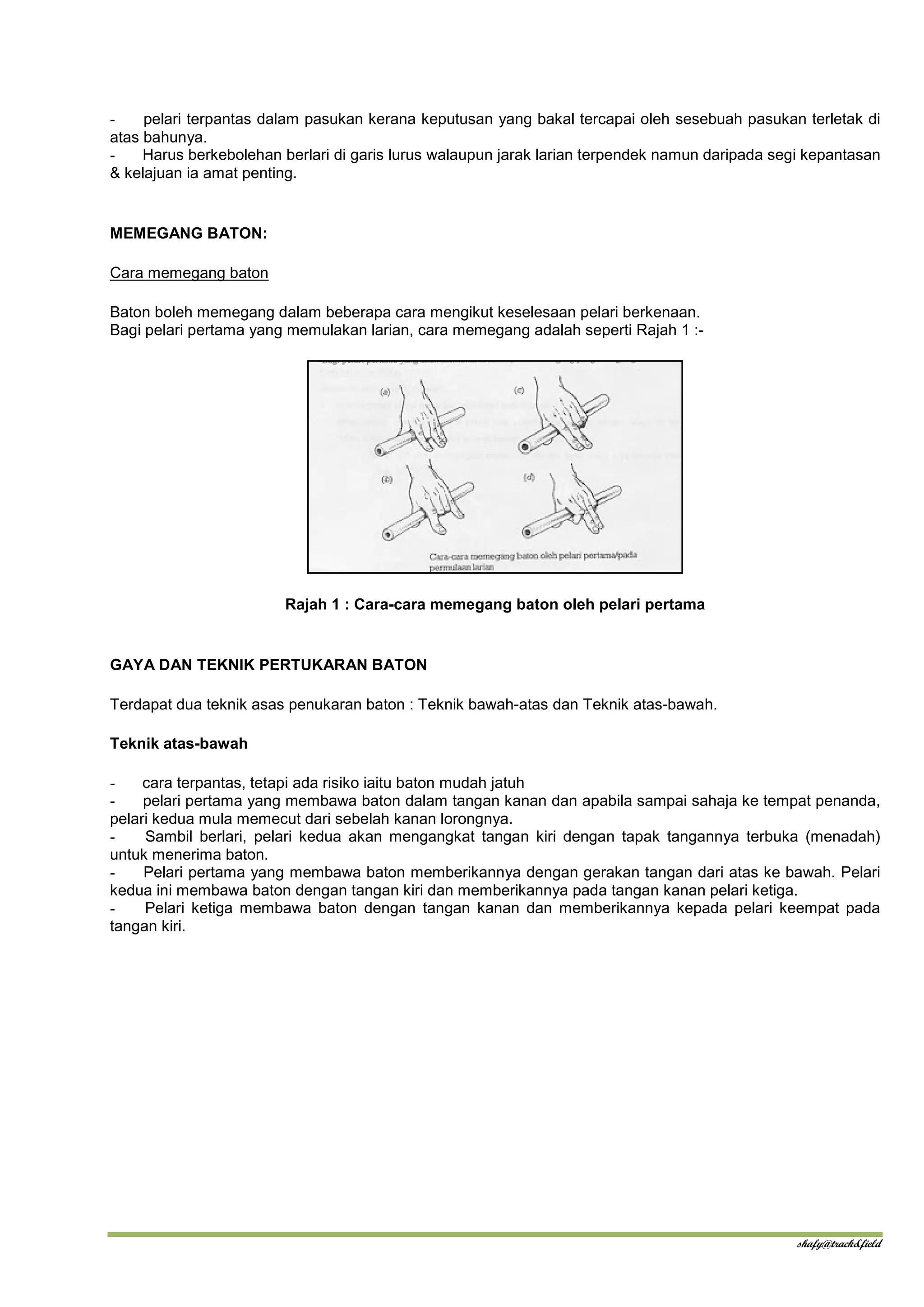 Track and field relay 4x100 | PDF
