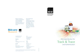 Track and trace | PDF