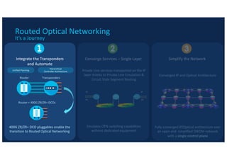 Routed Optical Networking by Shahnaz Mohamad, Cisco | PDF
