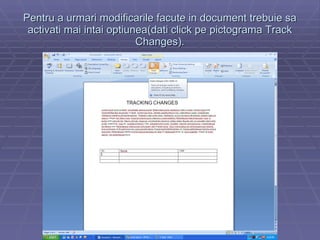 Track changes | PPT