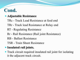 Track circuit | PPTX