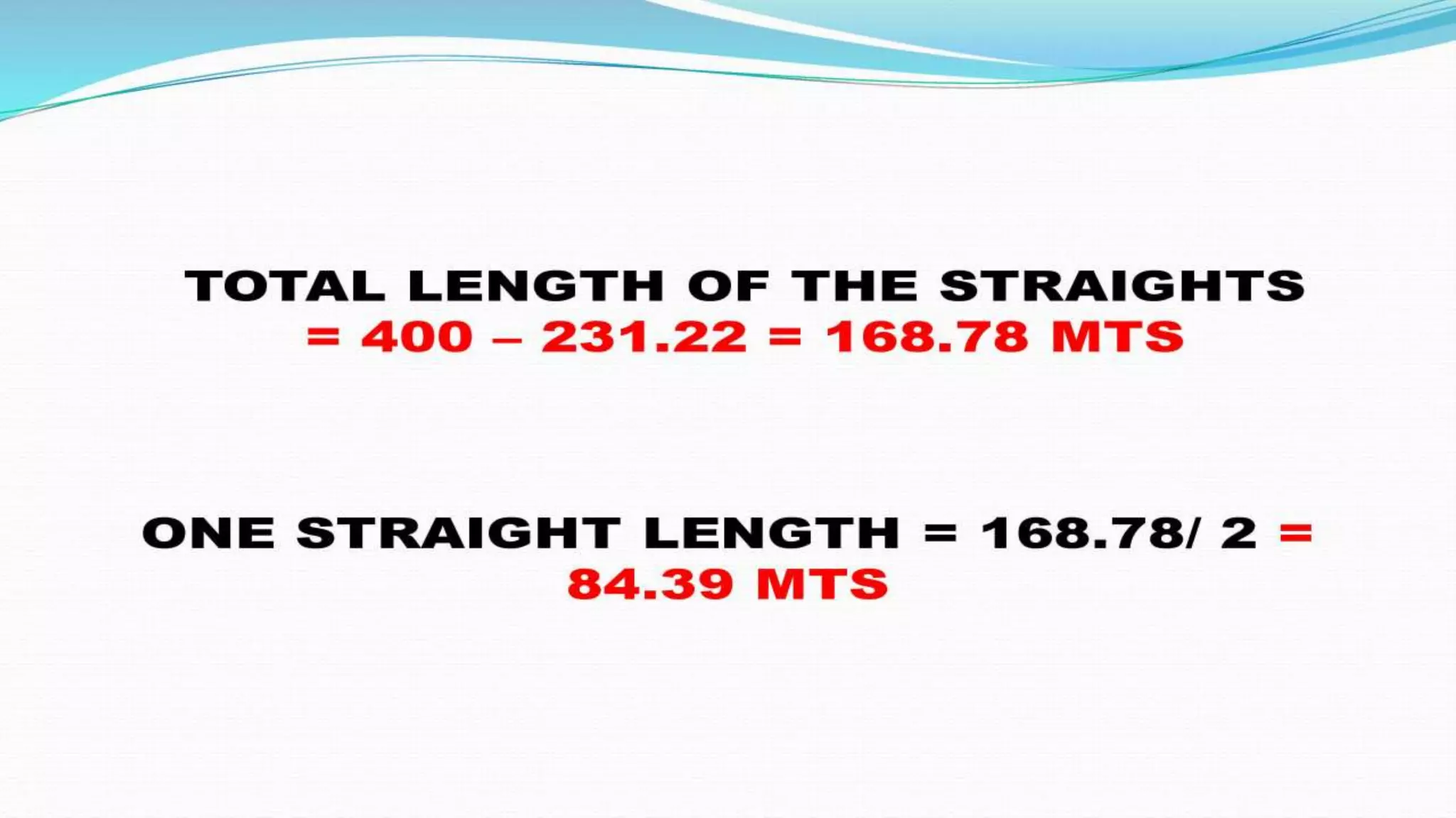 400 meter track marking | PPTX