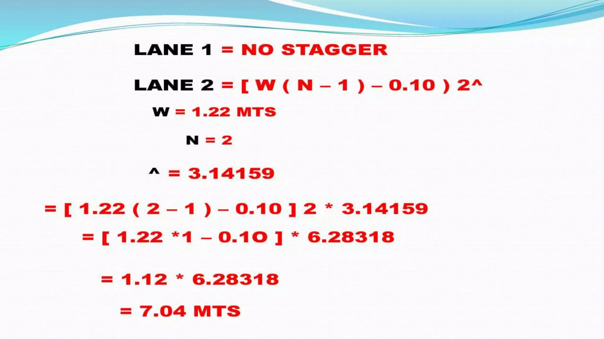 400 meter track marking | PPTX