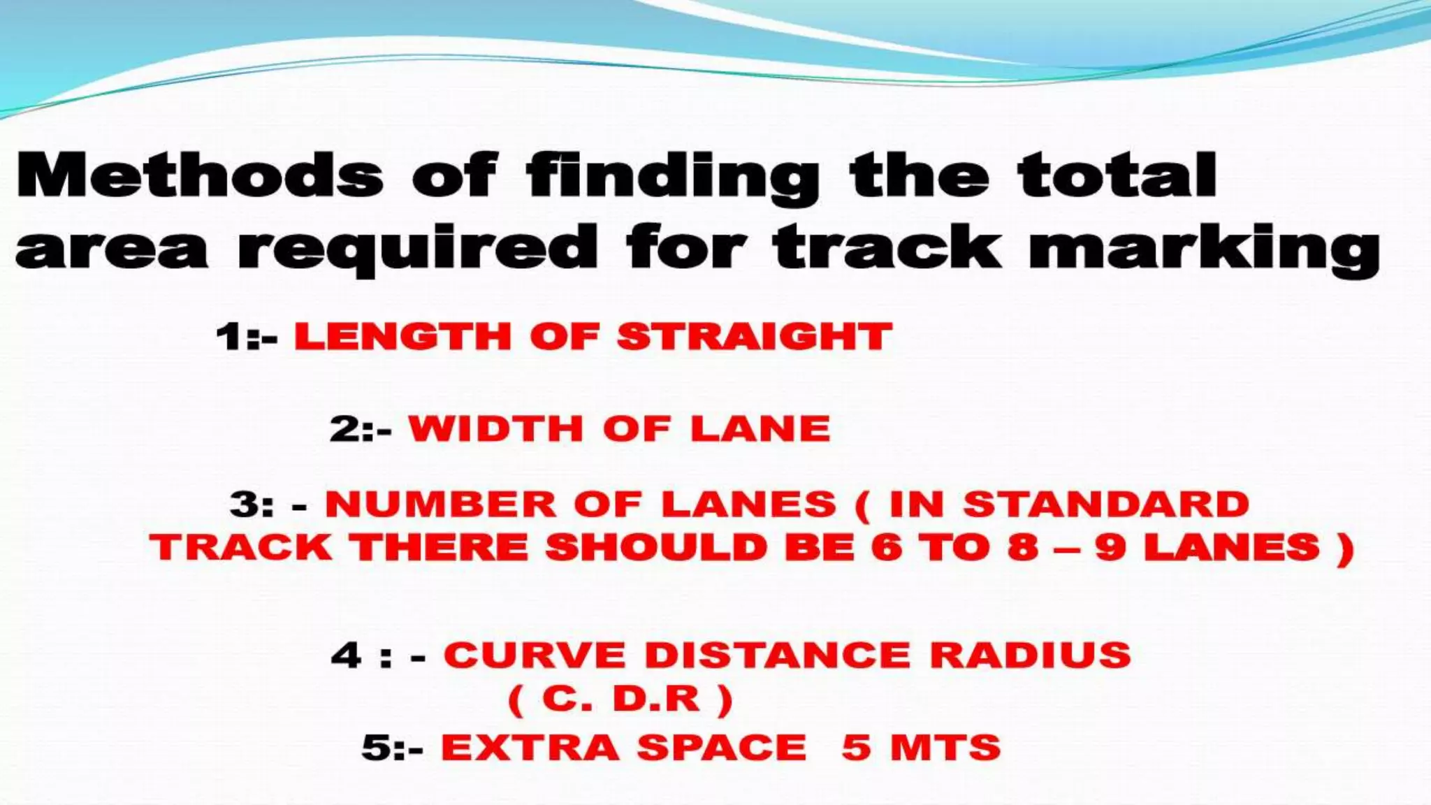 400 Meter Track Marking PPTX