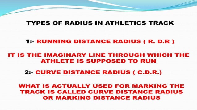 400 meter track marking | PPTX | Track and Field | Sports