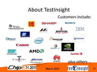 Track g semiconductor test program - testinsight | PPT
