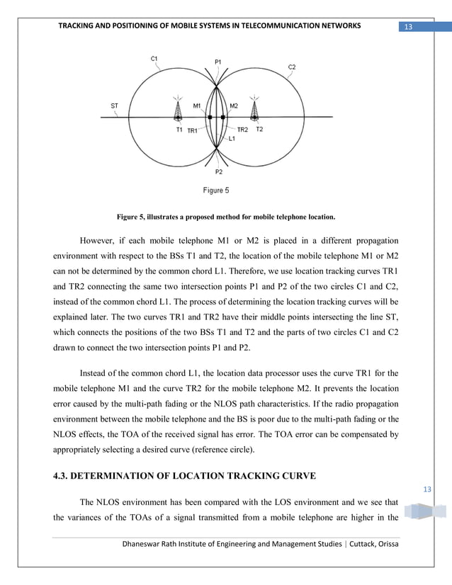 Tracking And Positioning Of Mobile Systems In Telecommunication