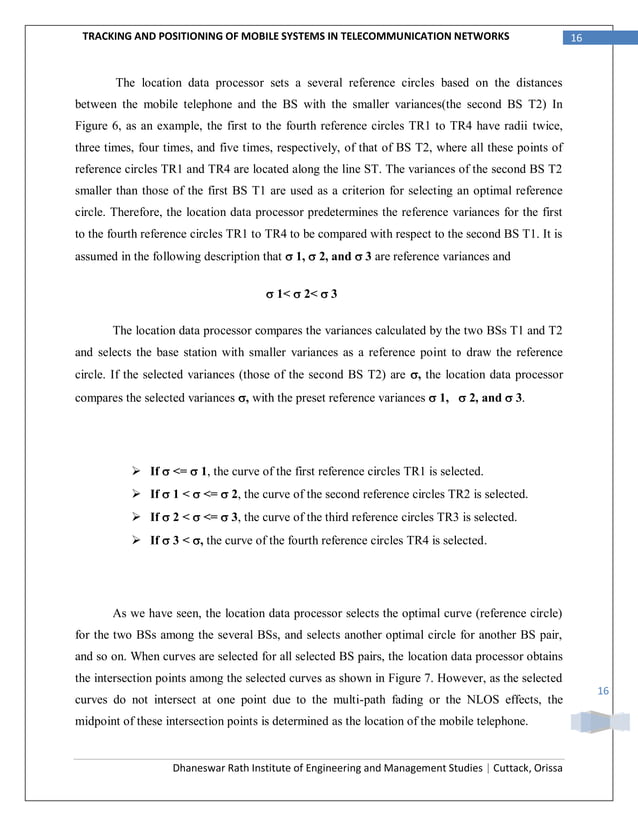 Tracking And Positioning Of Mobile Systems In Telecommunication Networks Pdf