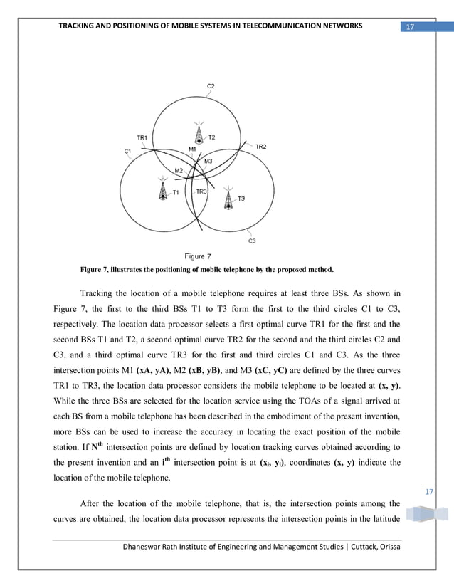 Tracking And Positioning Of Mobile Systems In Telecommunication