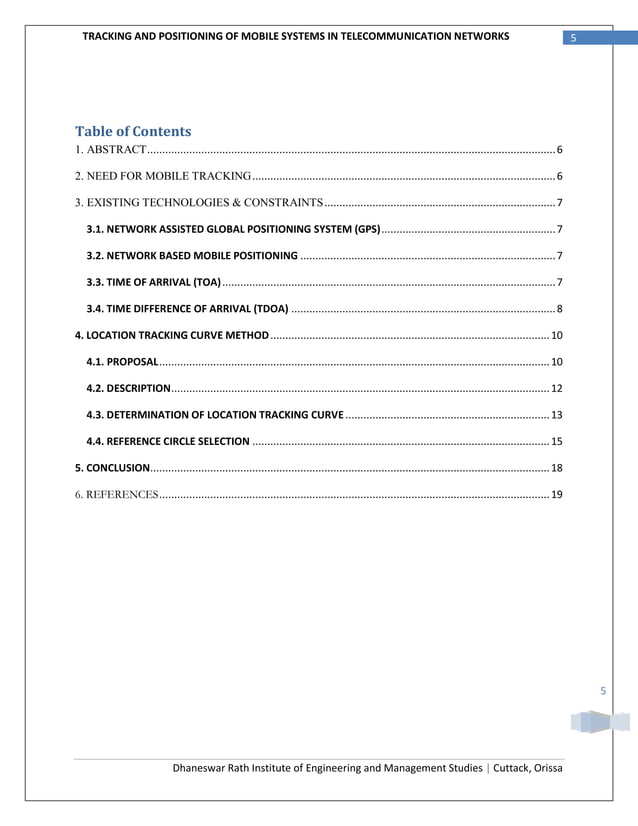 Tracking And Positioning Of Mobile Systems In Telecommunication Networks Pdf