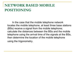 Tracking positioning-of-mobiles | PPT