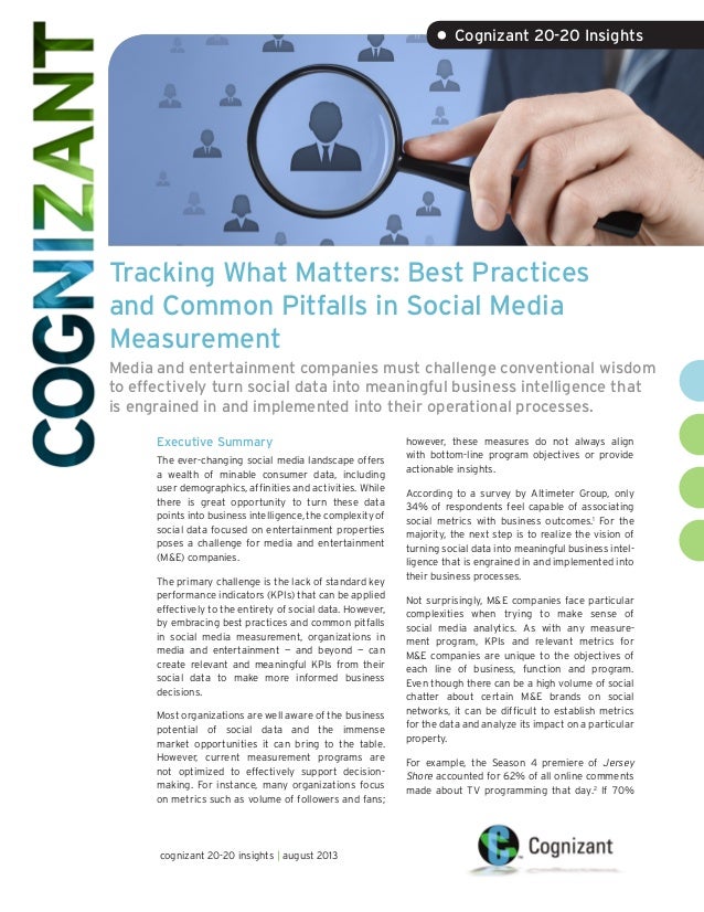 Tracking What Matters Best Practices And Common Pitfalls In Social M…