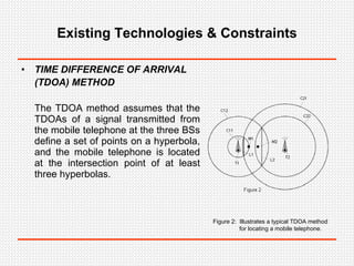 Tracking and positioning of mobile systems in telecommunication networks | PPT