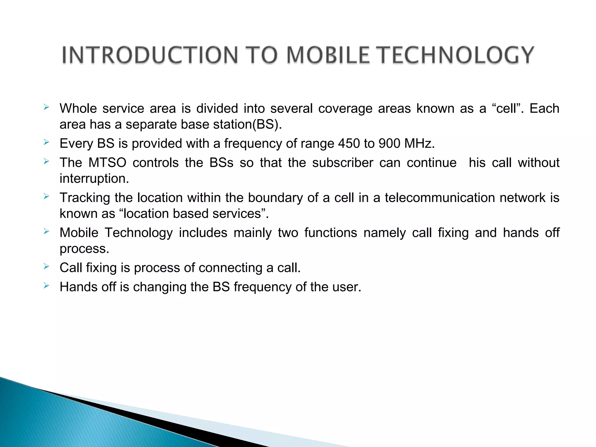 Tracking And Positioning Of Mobile Systems In Telecommunication
