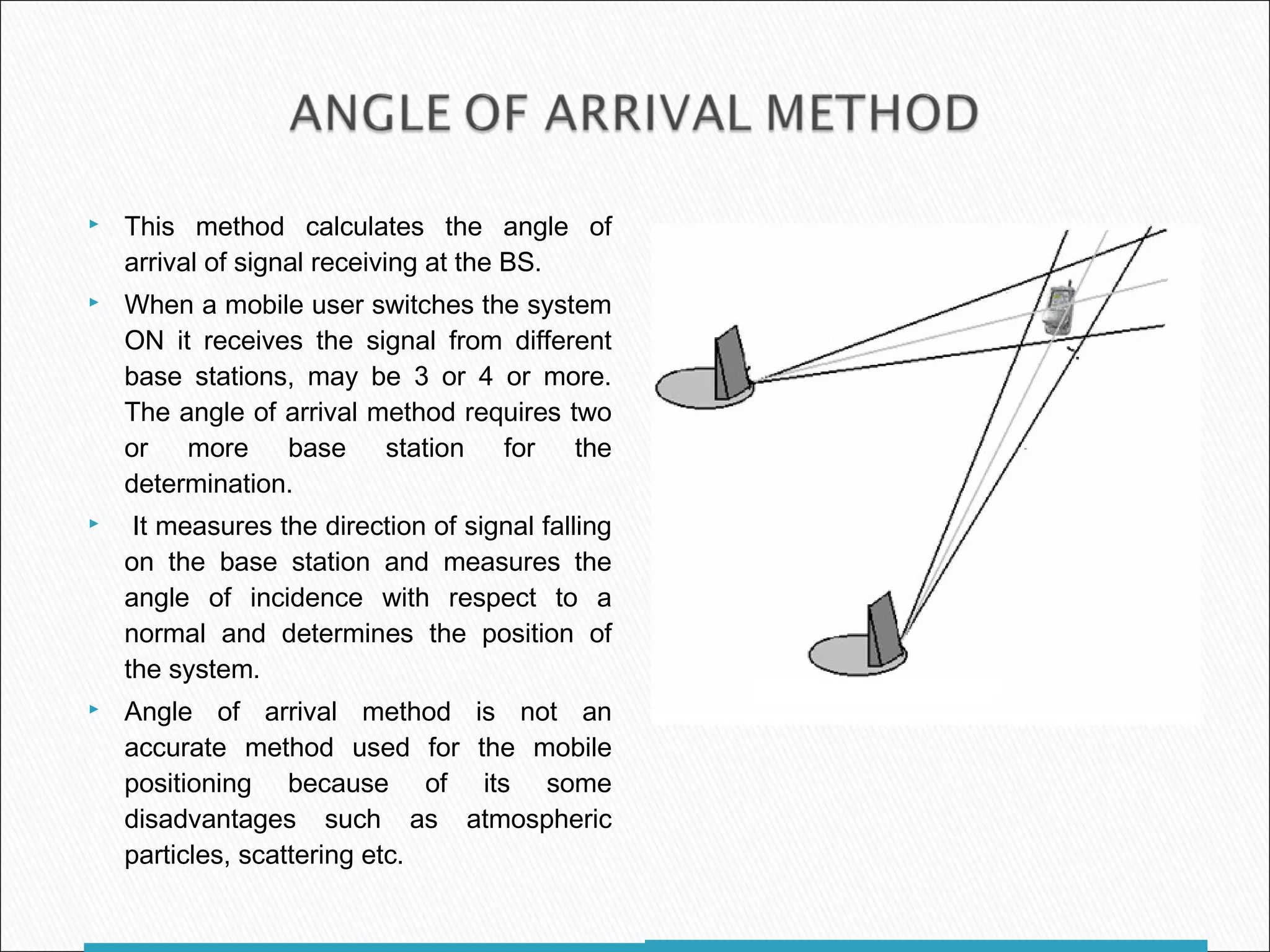 Tracking And Positioning Of Mobile Systems In Telecommunication