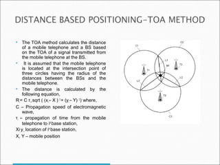 Tracking and positioning of mobile systems in telecommunication ...