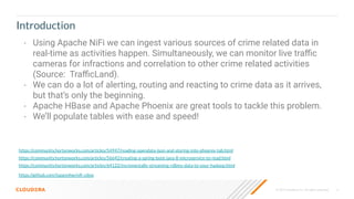 Tracking crime as it occurs with apache phoenix, apache hbase and apache nifi | PDF | Internet ...
