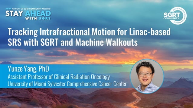 Tracking Intrafractional Motion for Linac-based SRS with SGRT and ...