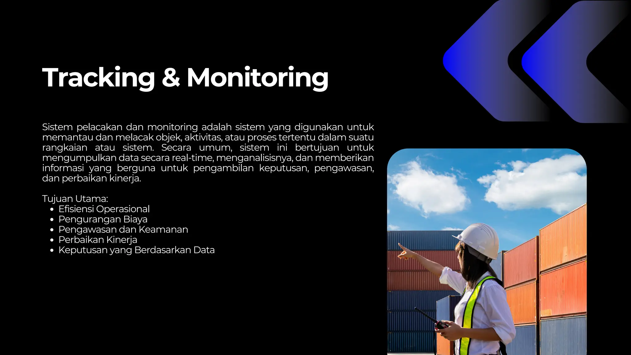 TRACKING & MONITORING SYSTEM (LOGISTICS SYSTEM) | PPT